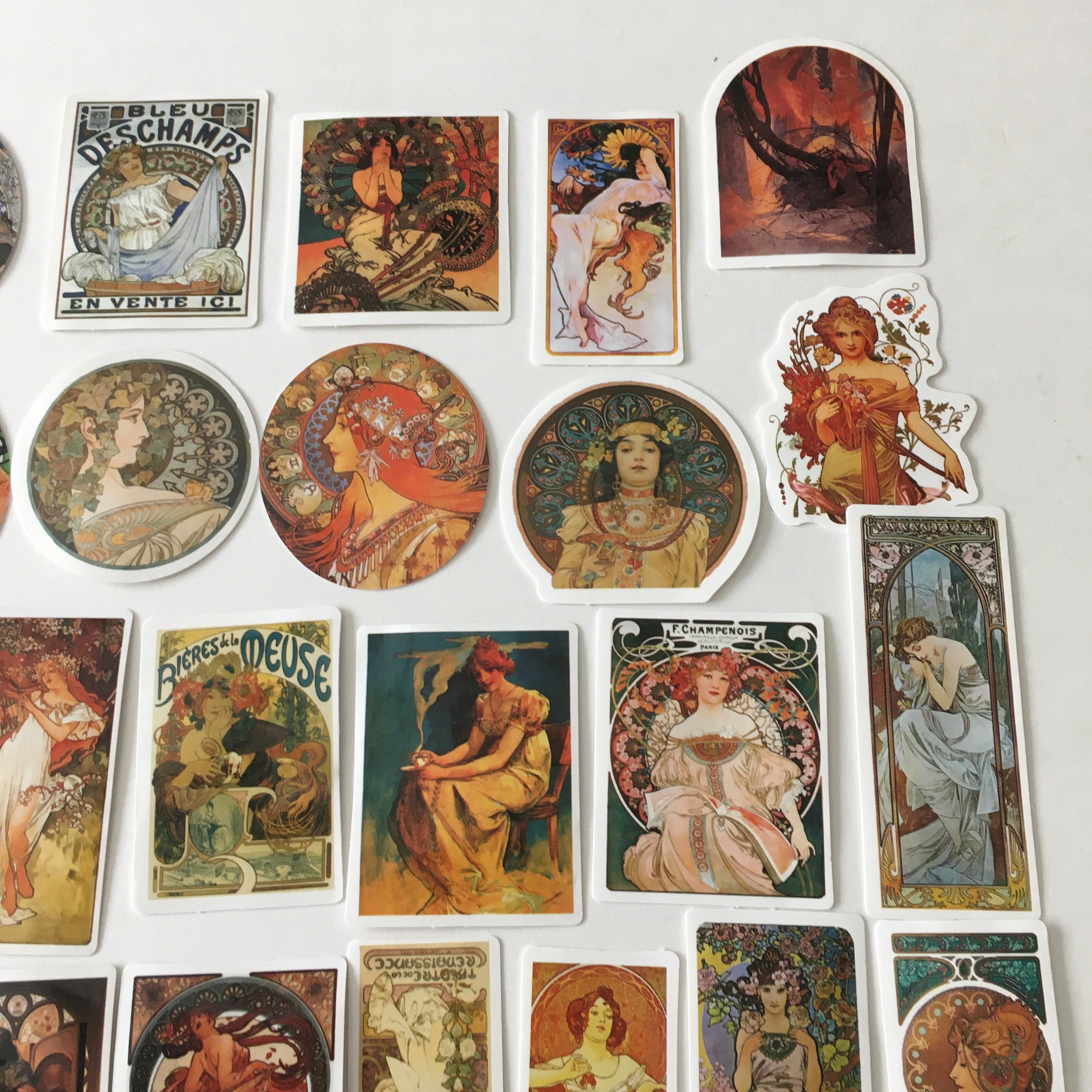 Woman Stickers / 38 Woman Themed Art Stickers Scrap Pieces - Etsy