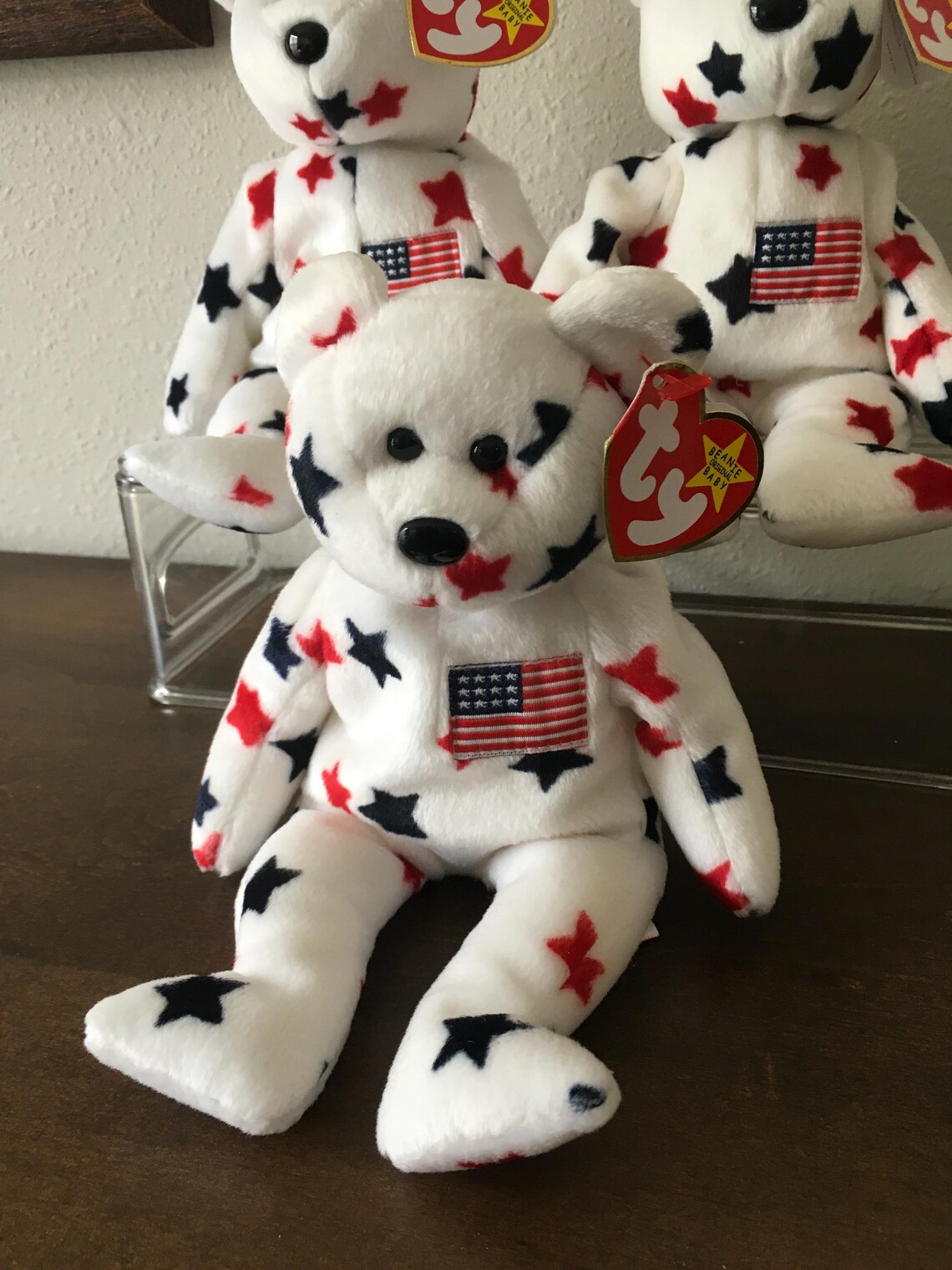 Beanie Baby / 1 Original TY Beanie Baby Bear Glory -- Patriotic Plush ...