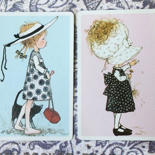 Rabbit Cards / 2 Vintage Rabbit Playing Cards Great for Mixed | Etsy