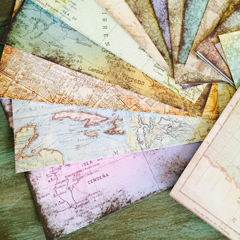 Cardstock Map Pages 20 Sheets 4.5 X 6.5 Uncharted - Etsy