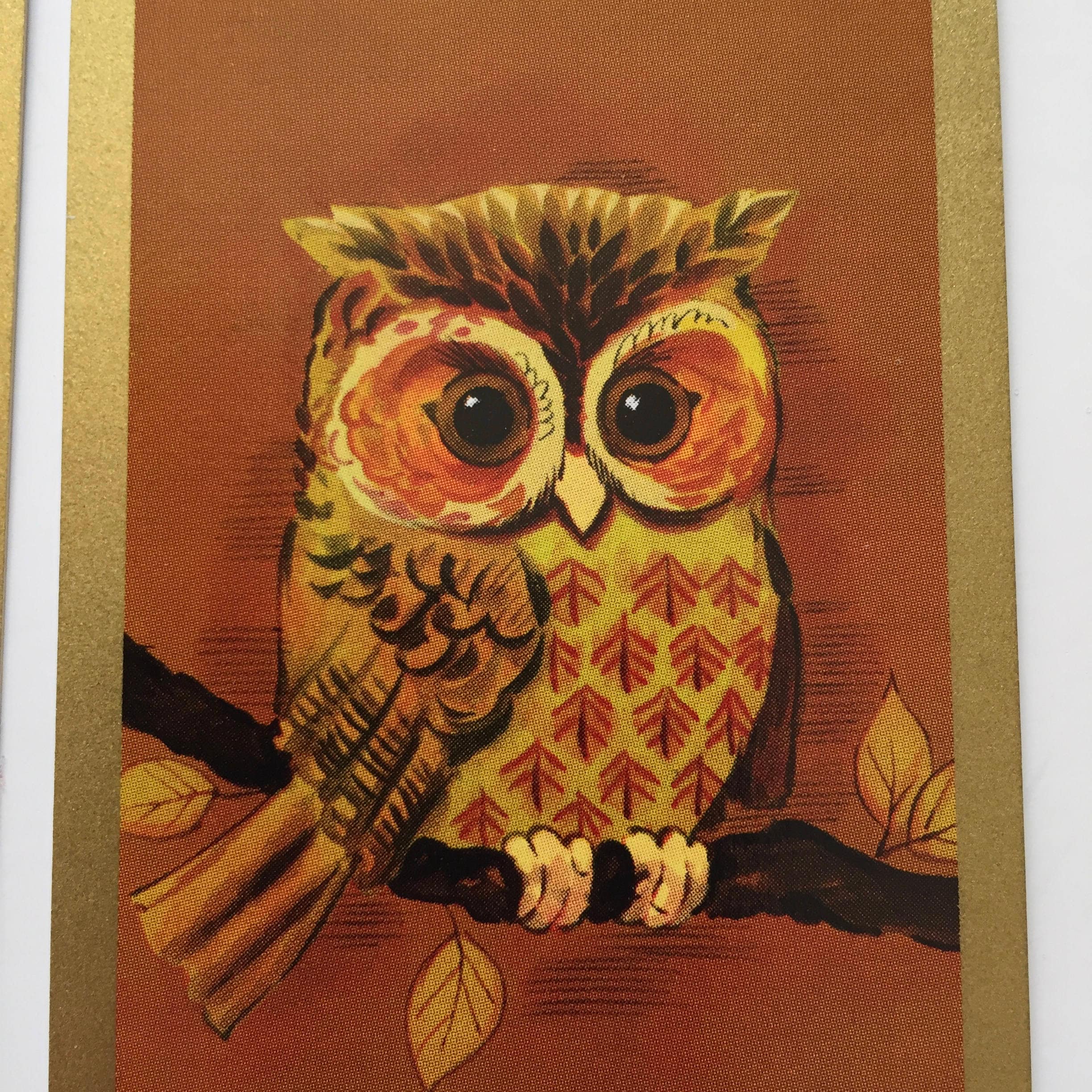 Owl Swap Cards / 2 Vintage CUTE OWL Playing Cards for Mixed - Etsy