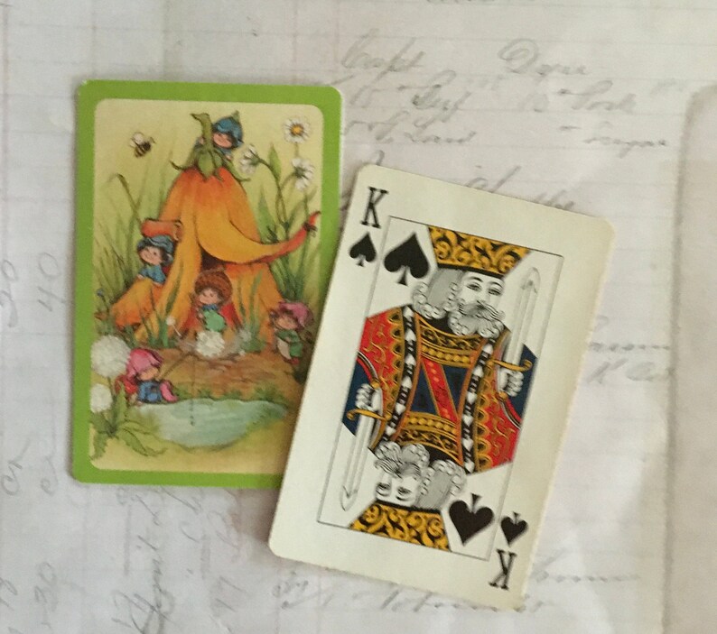 PIXIE Cards / 2 Vintage Cute Pixie Swap Cards by Hallmark | Etsy