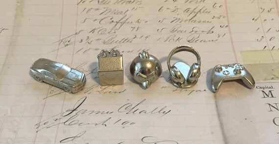 Monopoly Game Tokens / 5 Monopoly Empire Game Pieces Tokens - Etsy