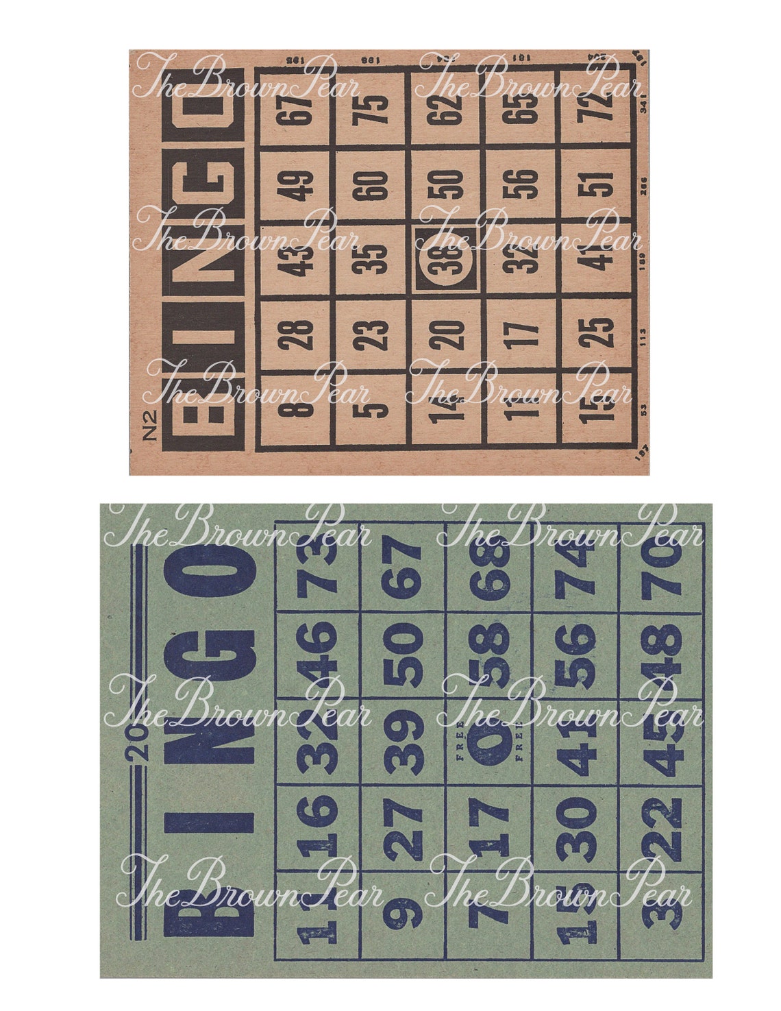 Printable BINGO Cards / INSTANT DOWNLOAD 13 Printable - Etsy