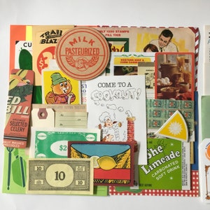 Kitchen Scrap Pack / 50 Pc. Kitchen Scrap Pack Great Ephemera for Mixed ...