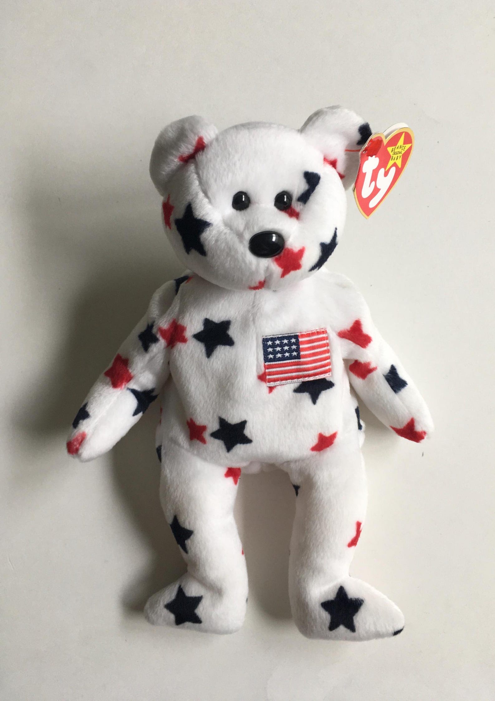 Beanie Baby / 1 Original TY Beanie Baby Bear Glory -- Patriotic Plush ...