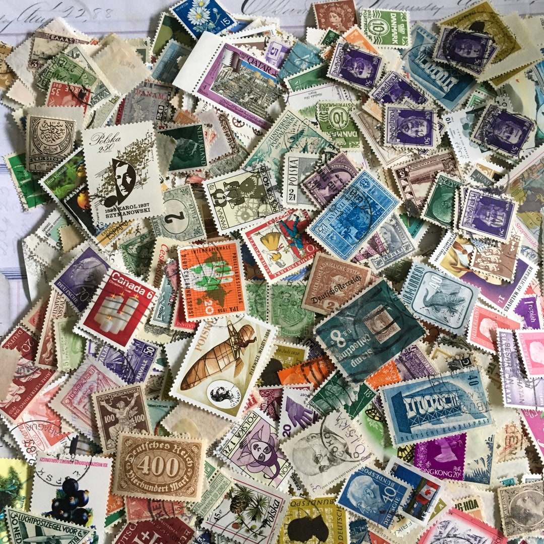 Worldwide Stamps / 200 Foreign Stamps Great for Postal Crossing, Mail ...
