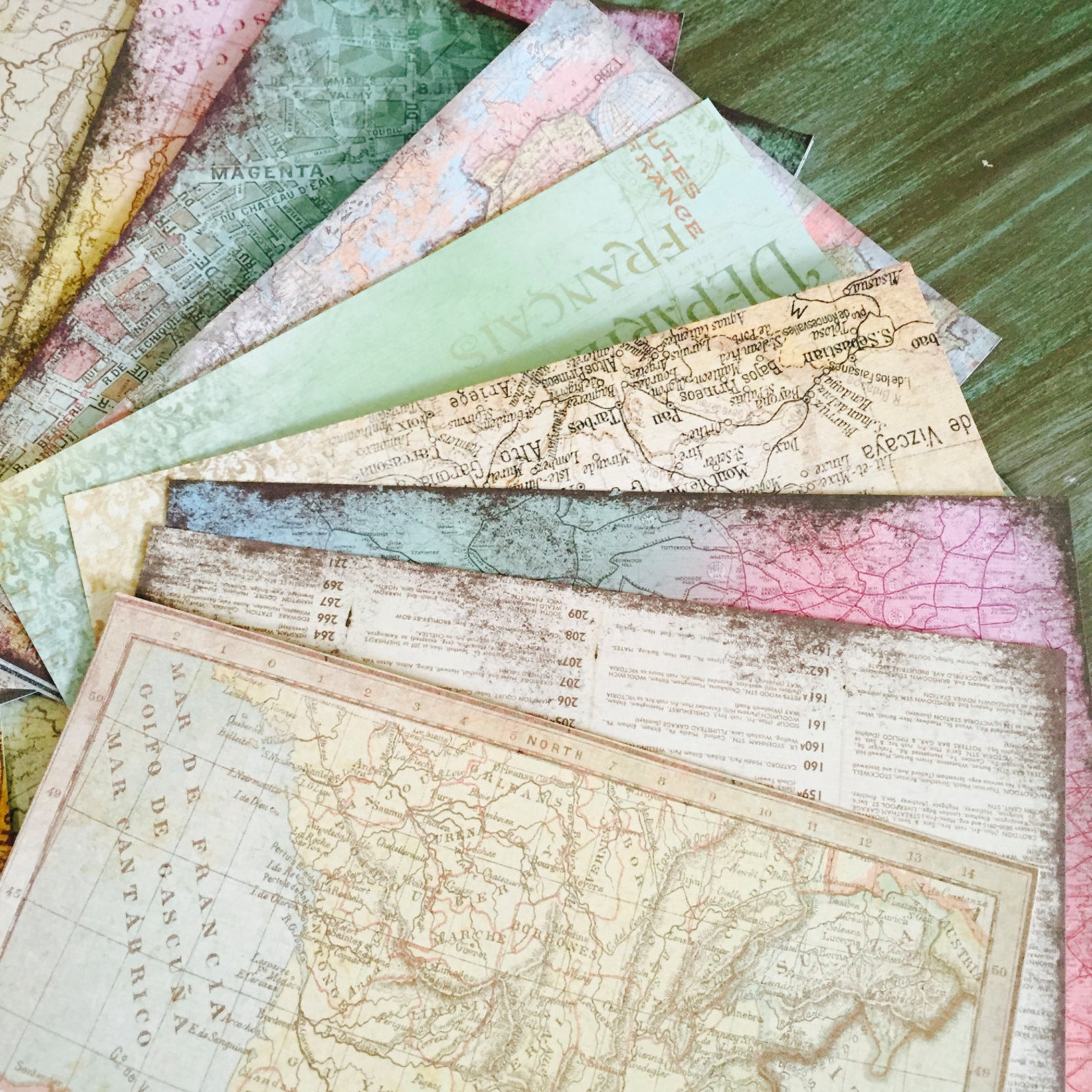 Cardstock Map Pages 20 Sheets 4.5 X 6.5 Uncharted - Etsy