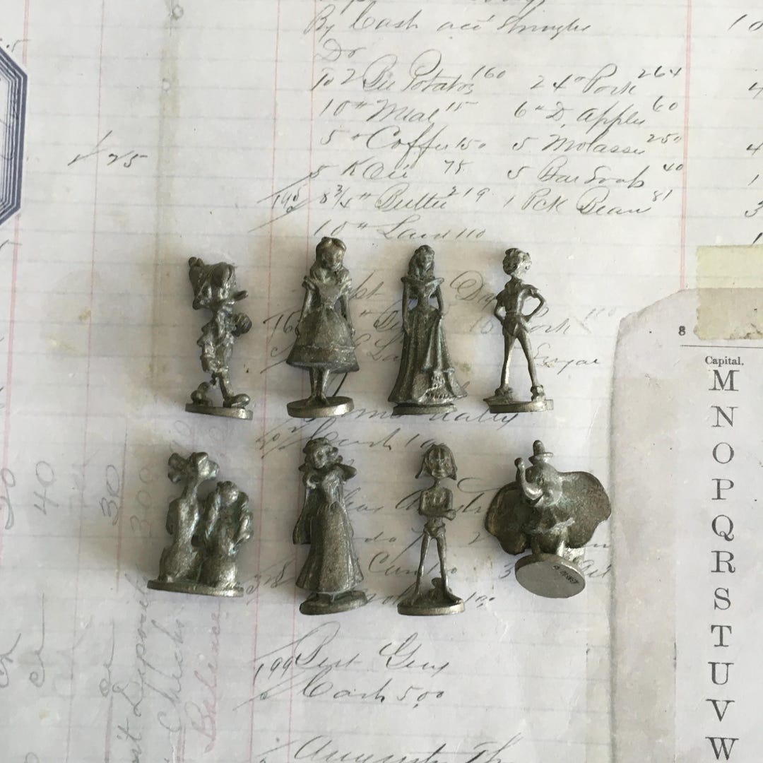 DISNEY Tokens / 8 Game Tokens DISNEY Theme great for Mixed Media ...