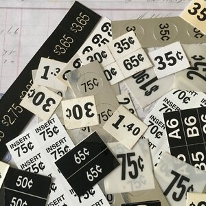 Numbers Lot / 125 Pc. Vintage Vending Machine Numbers Great for ...