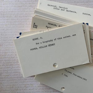 Library Cards / 25 Vintage Library Catalog Cards -- Great for Weddings ...