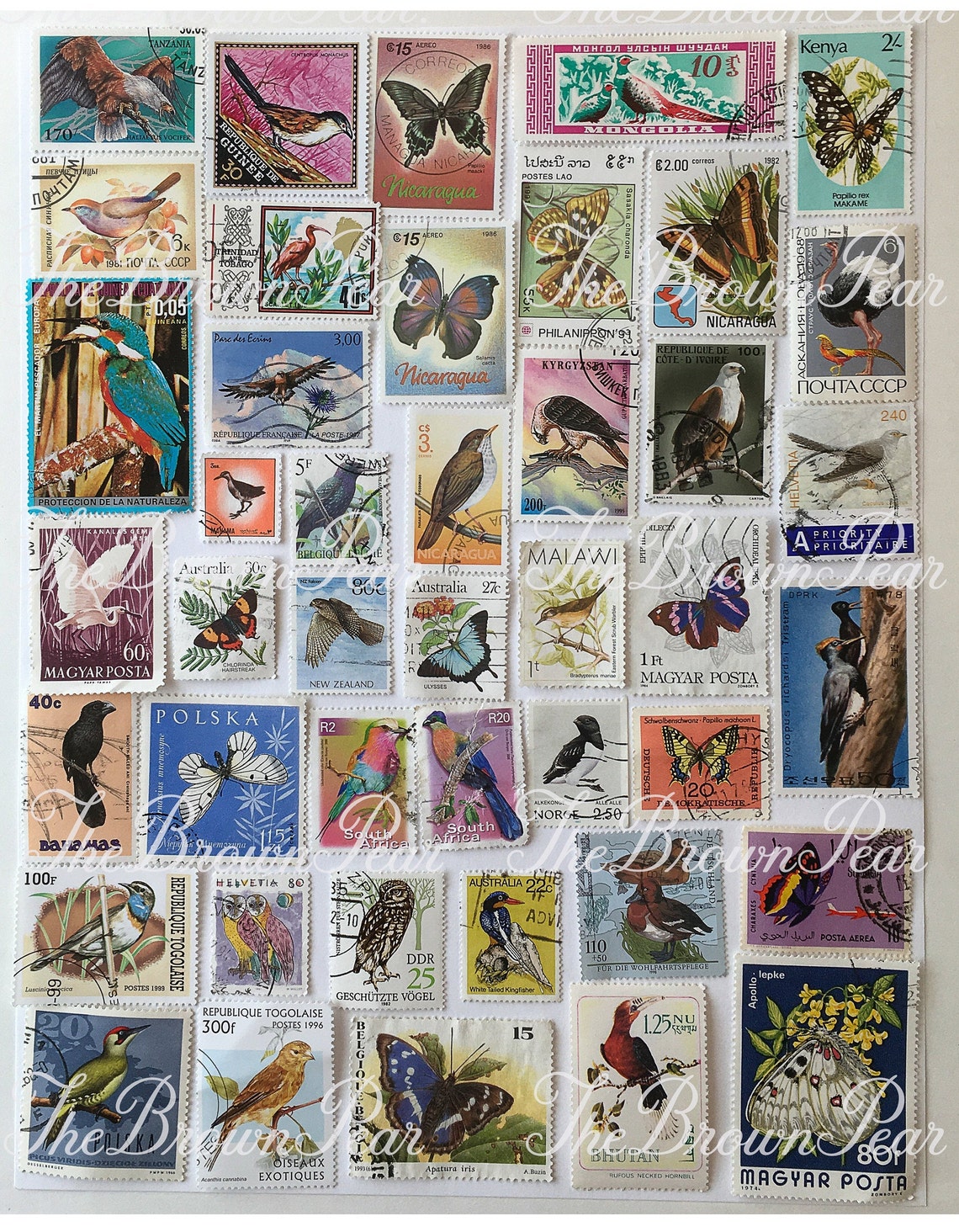 Printable Postage Stamps / INSTANT DOWNLOAD Ephemera - Etsy