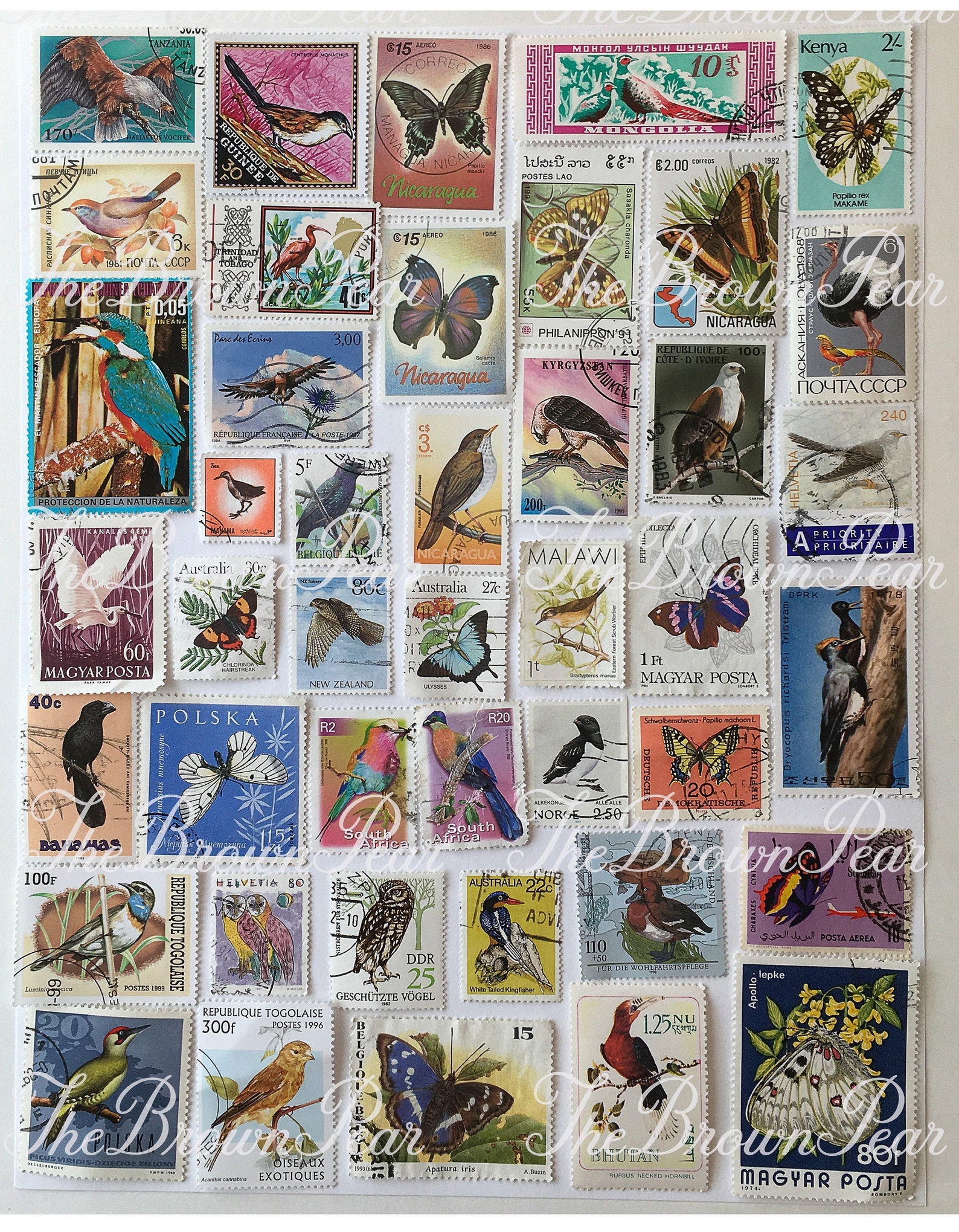 Printable Postage Stamps / INSTANT DOWNLOAD Ephemera - Etsy