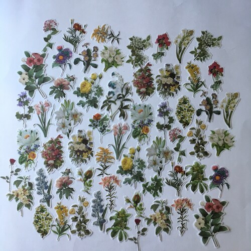 Sticker Pack / 60 Pc. Vintage Style Victorian Stickers Shabby - Etsy