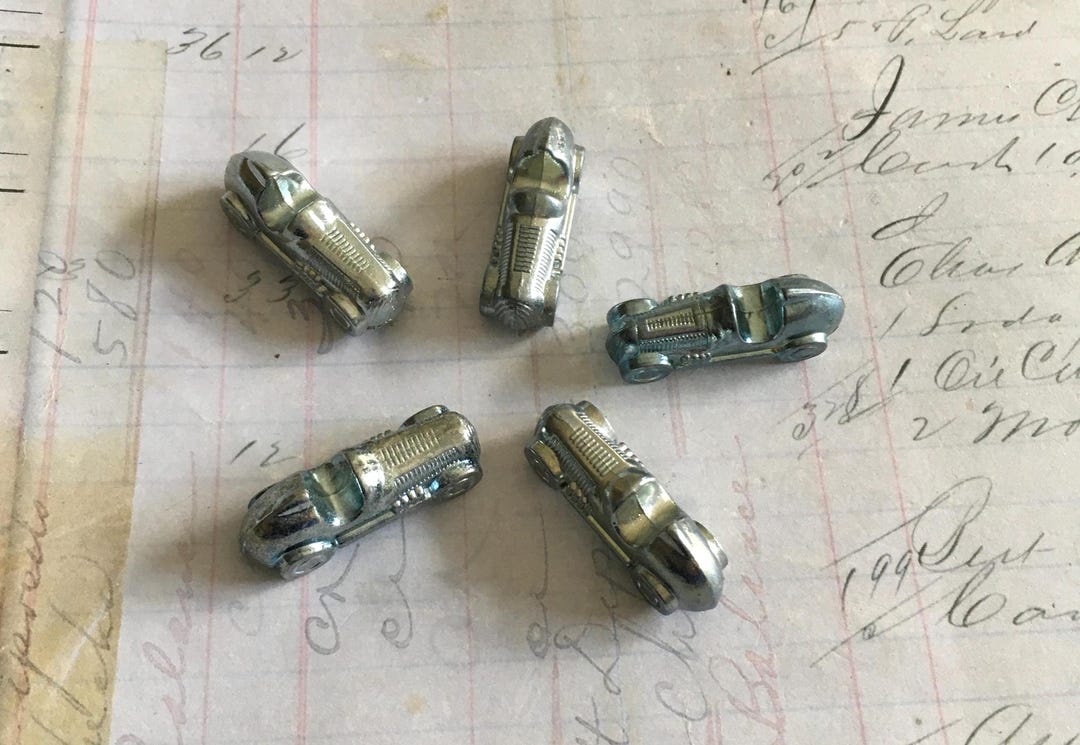 Monopoly CARS / 5 Monopoly Game Tokens CARS Great for Altered Art ...