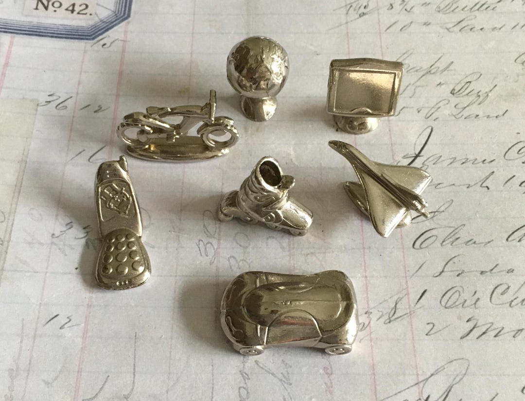 Monopoly Tokens / 7 Monopoly Millenium Edition Game Tokens Great for ...