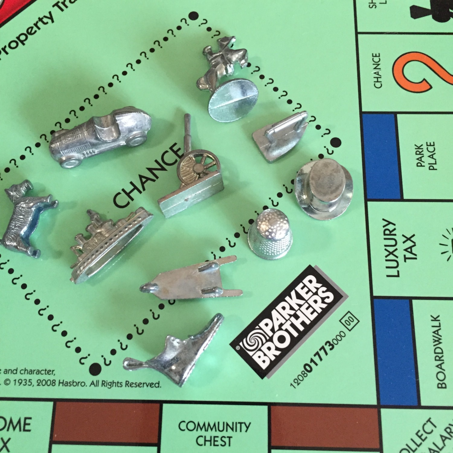 Monopoly Game Tokens / 10 Vintage Monopoly Game Tokens for Crafts ...