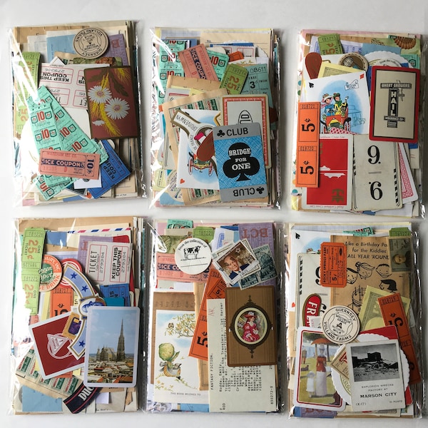 Paper Scrap Pack - Etsy