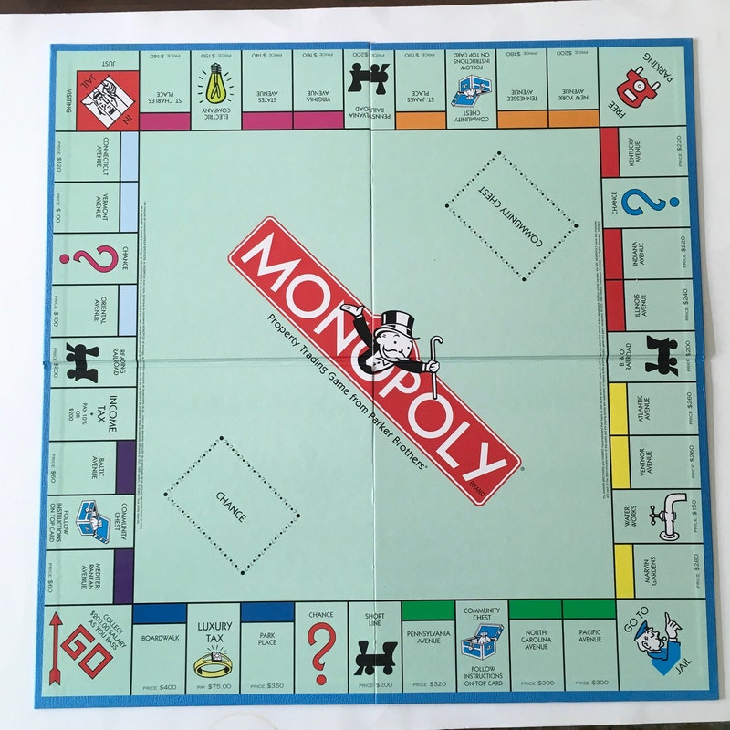 Monopoly Game Board - Etsy