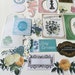 SCRAP PACK / 40 Pc. Floral Scrap Pack Embellishments Die Cuts Kit Great ...