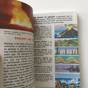 GEOLOGY Book / Vintage GEOLOGY Golden Guide W/ Color Illustration VGC ...