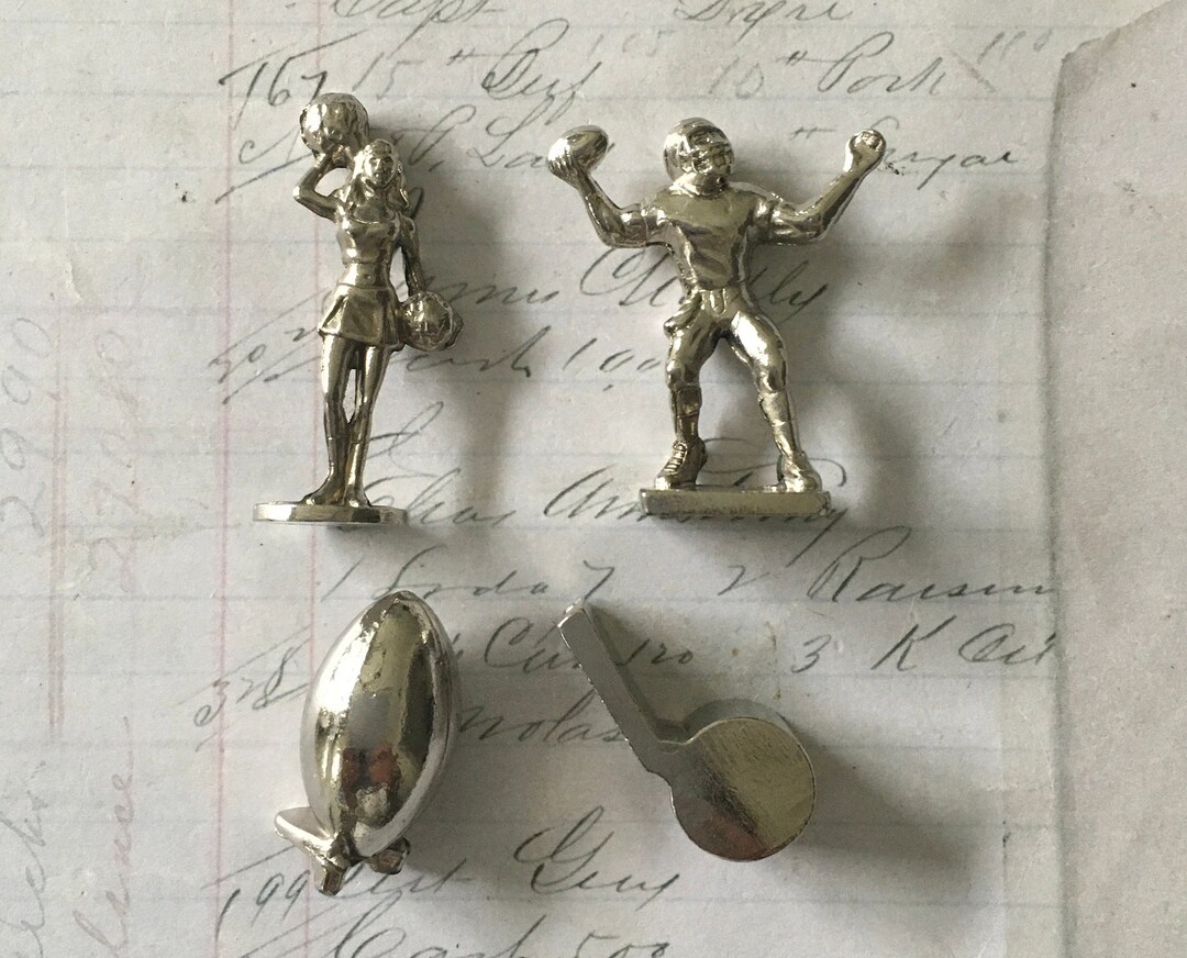 Football Tokens / 4 Monopoly FOOTBALL Edition Game Pieces - Etsy