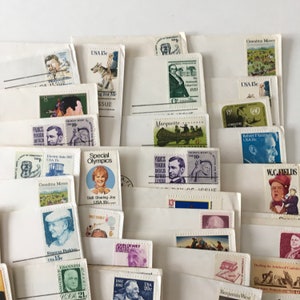 First Day Issue Envelopes / 8 Vintage US Postal Envelopes Posted 1960s ...