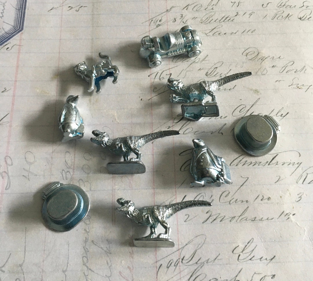 Monopoly Tokens / 9 Monopoly Game Tokens Great for Crafts, Mixed Media ...