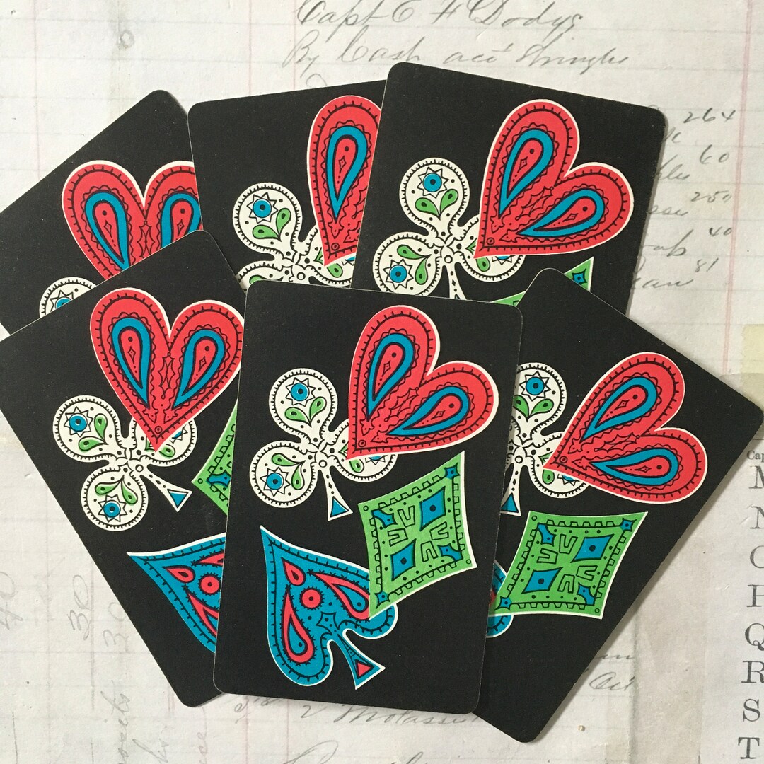 Mod Cards / 6 Vintage Single Swap Cards MOD Design Great for Smash ...