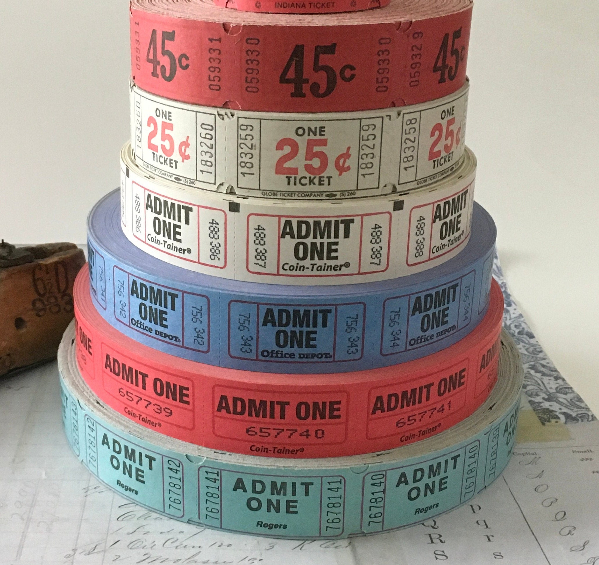 One Red Raffle Ticket