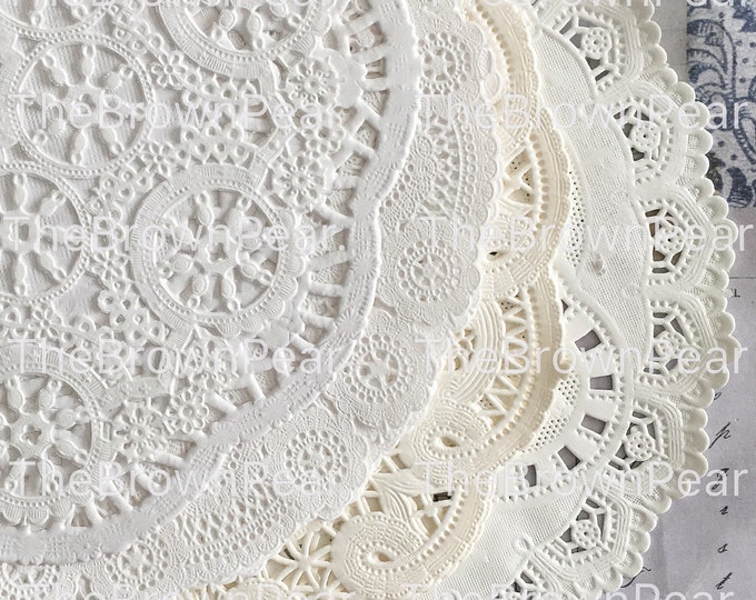 Printable Doilies / *INSTANT DOWNLOAD* Printable Ephemera Paper Doilies ...