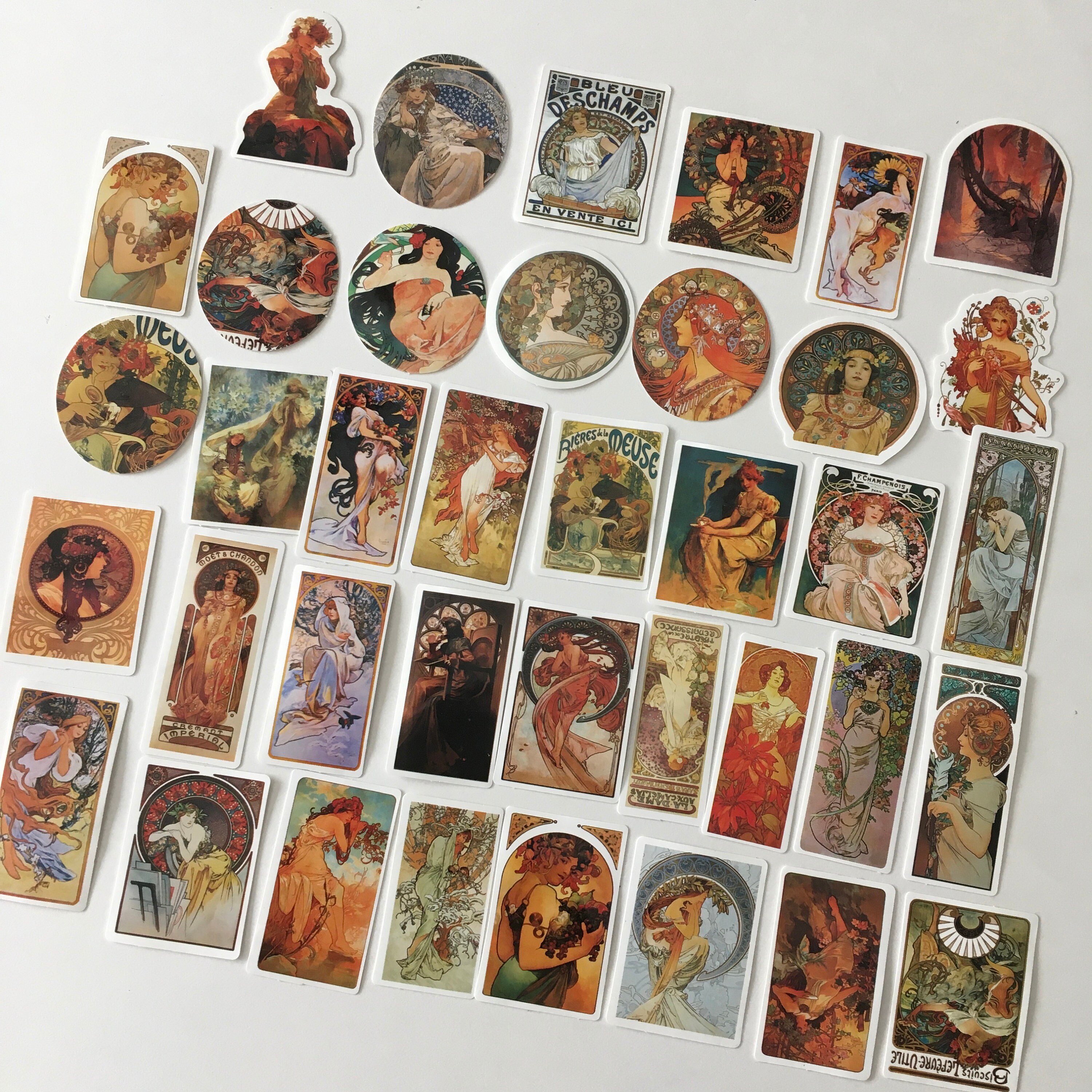 Woman Stickers / 38 Woman Themed Art Stickers Scrap Pieces - Etsy