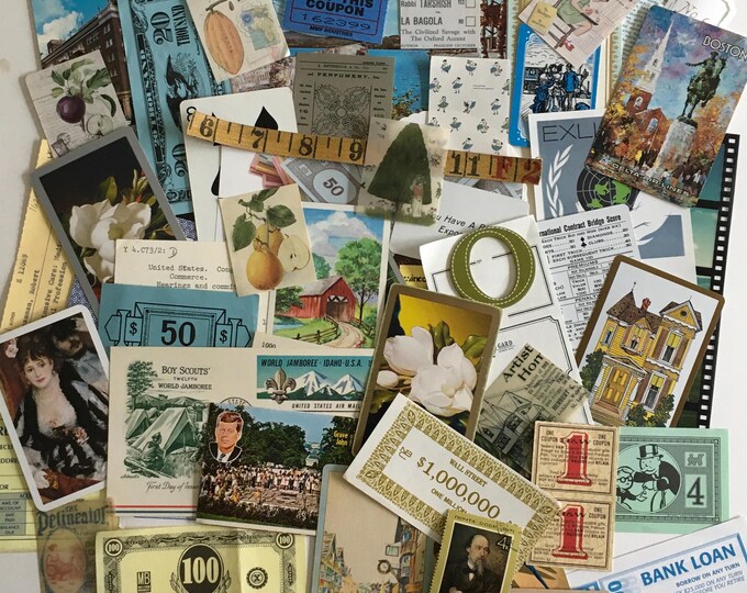 Scrap Pack / 60 Pc. Vintage Scrap Pack — Great Mixed Ephemera for ...