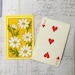 Floral Cards / 2 Vintage Yellow Spring Floral Daisy Swap Cards Mixed ...