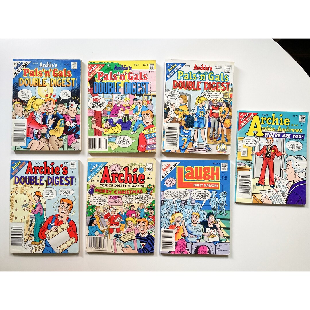 Vintage Archie Comics, Archie's Pals N Gals, Archie Double Digest ...