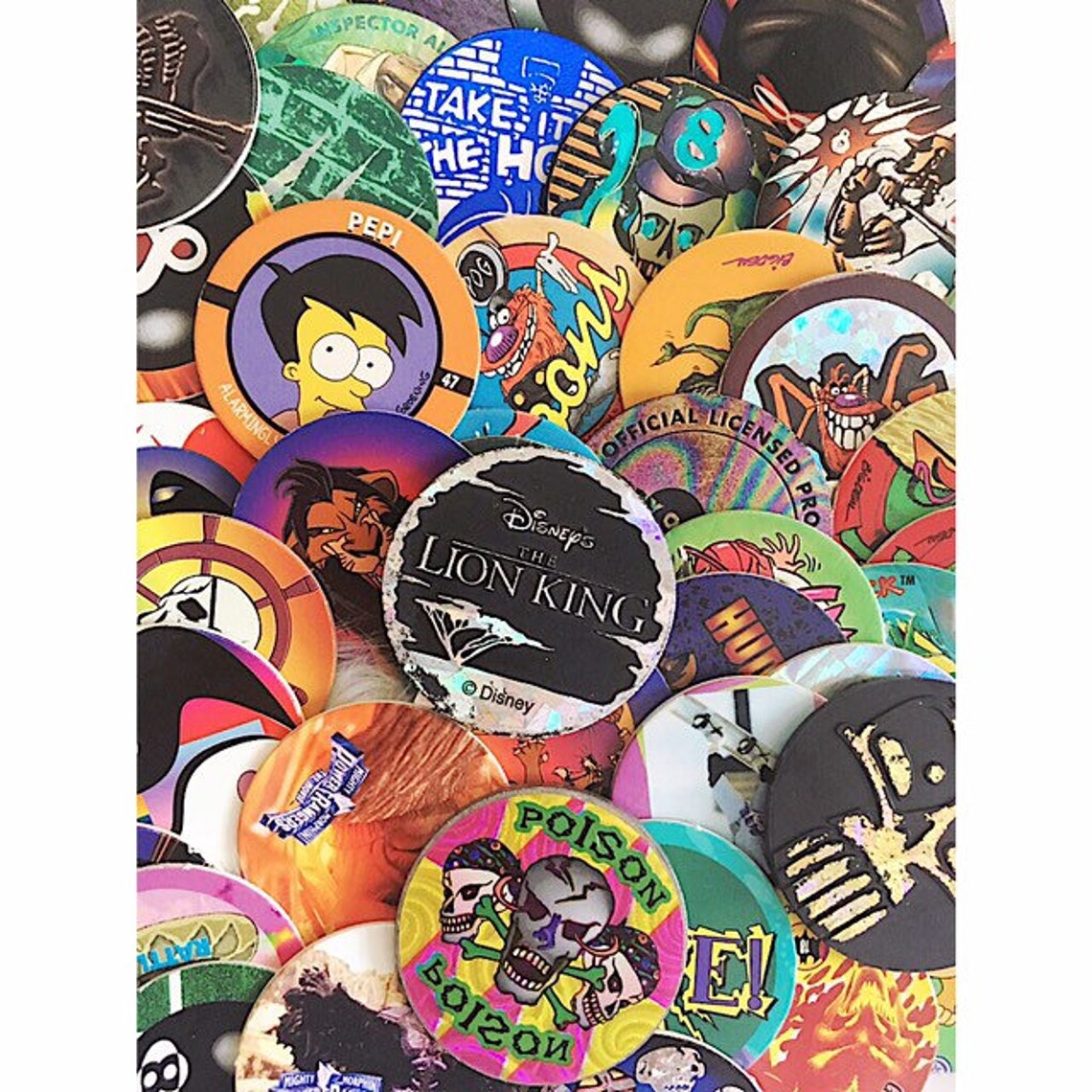 Vintage Pogs Random Pogs Pogman 90s Pogs Collectible Pogs - Etsy Canada