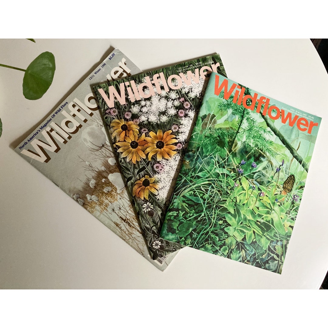 Set of 3 Vintage Wildflower Magazines, North American Magazine, Wild ...