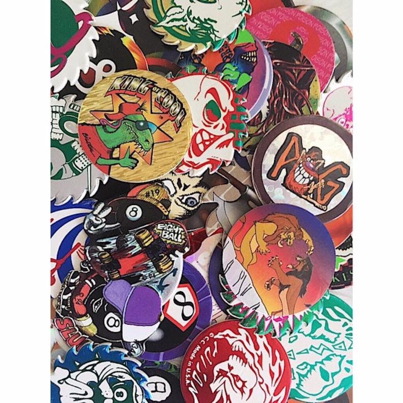 Vintage Pog Set, Random Pogs, Pogman, 90s Pogs, Collectible Pogs, Pog ...
