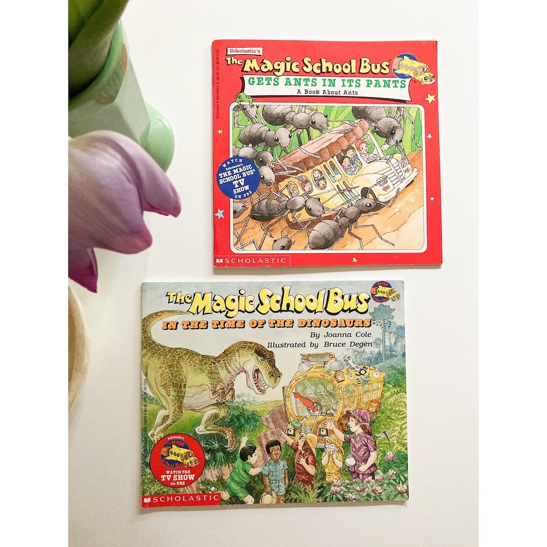 The Magic School Bus Books, in the Time of the Dinosaurs, the Magic ...