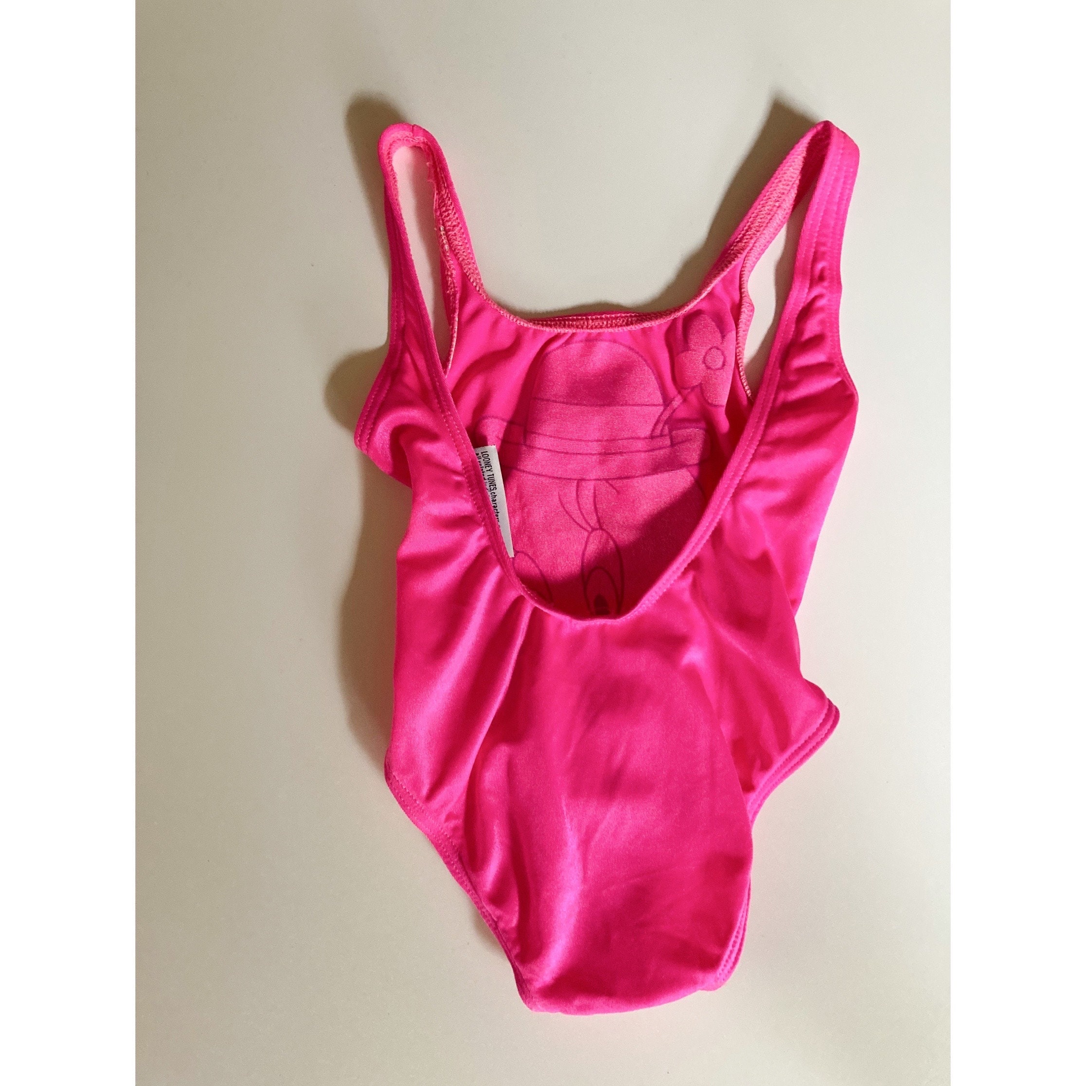 Vintage Looney Tunes Pink Tweety Bird Swim Suit, Vintage Tweety Bird ...