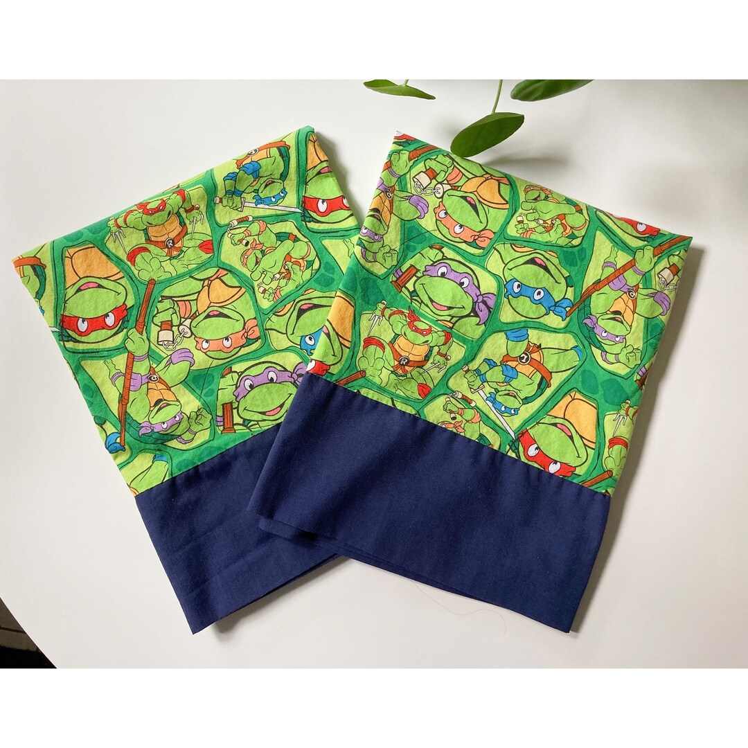 Vintage Teenage Mutant Ninja Turtles Pillowcase Set, Vintage ...