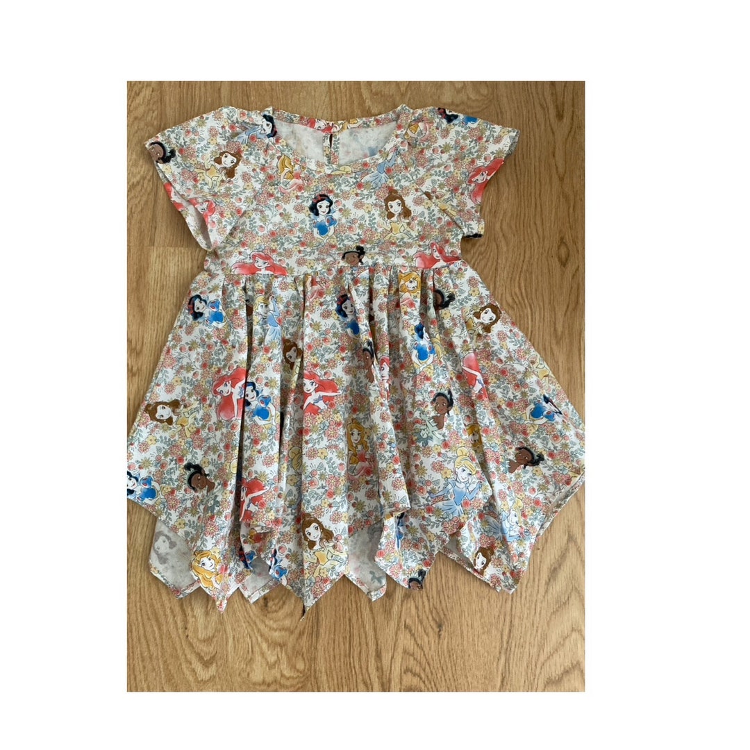 Disney Princess Theme Park Toddler Girls Dress Belle Tiana Ariel ...