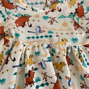Lion King Hakuna Matata Simba Pumba Timon Toddler Girls Dress Birthday ...