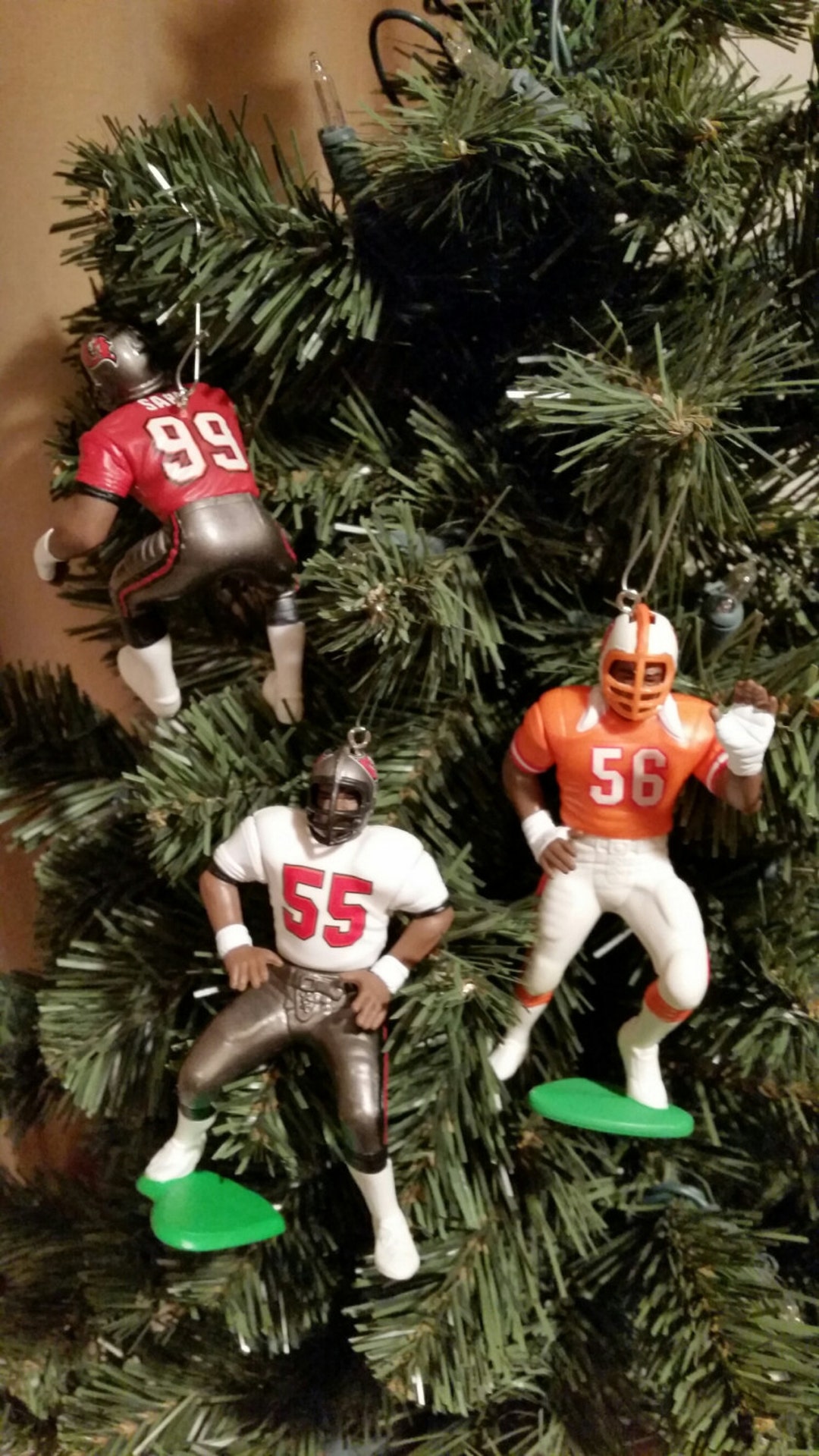 Tampa Bay Buccaneers Christmas Ornament: Sapp, Hickerson, Derek Brooks ...