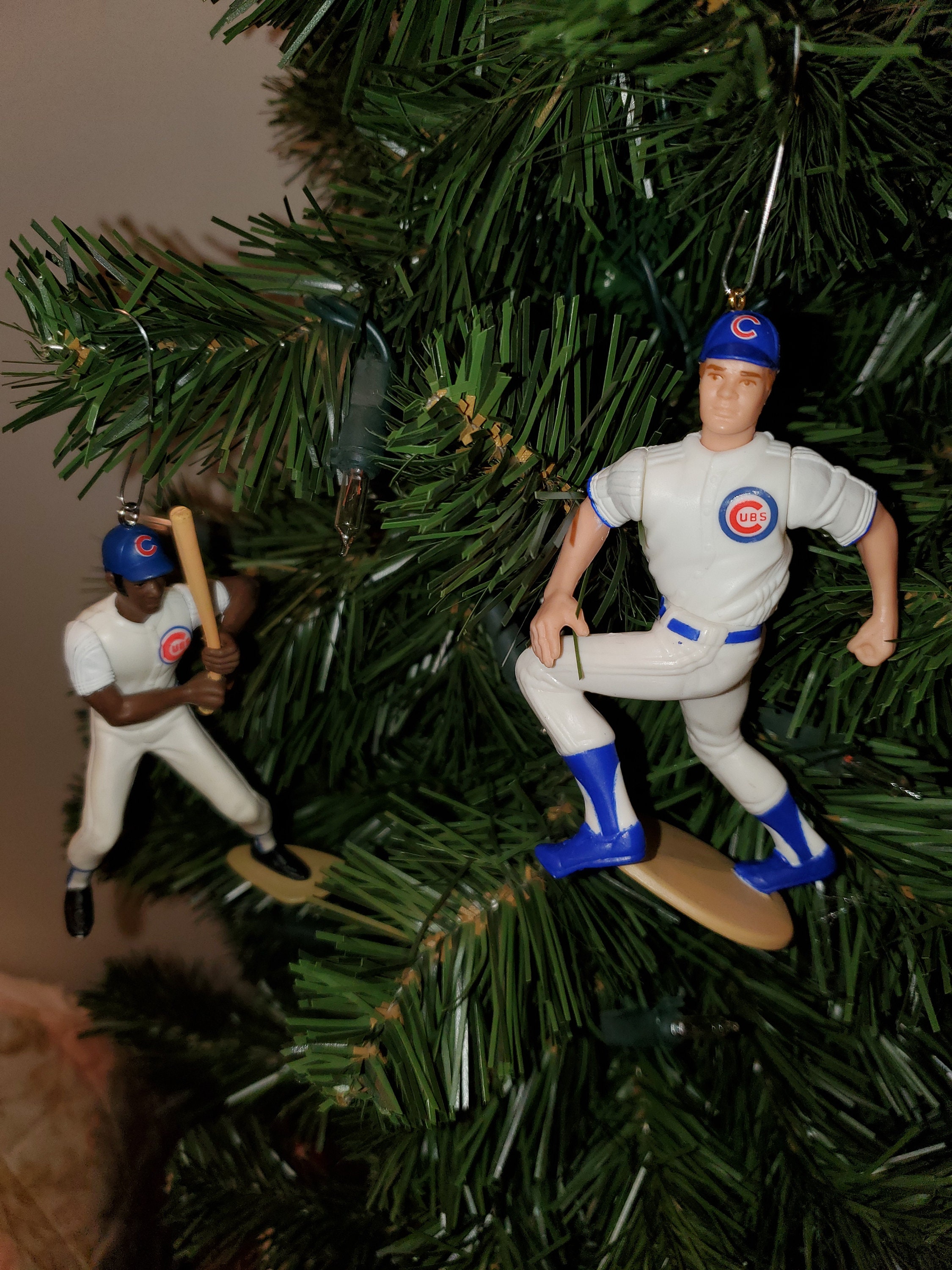 Chicago Cubs Player Christmas Ornament: Repurposed Vintage Toy Bryant ...