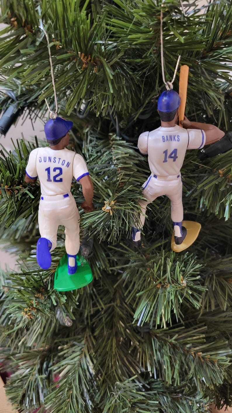 Chicago Cubs Player Christmas Ornament: Repurposed Vintage Toy Bryant ...