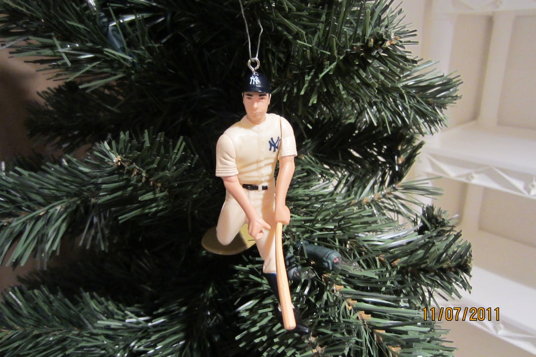 Yankees Baseball Christmas Ornament, Dimaggio, Gehrig, Berra, Maris ...