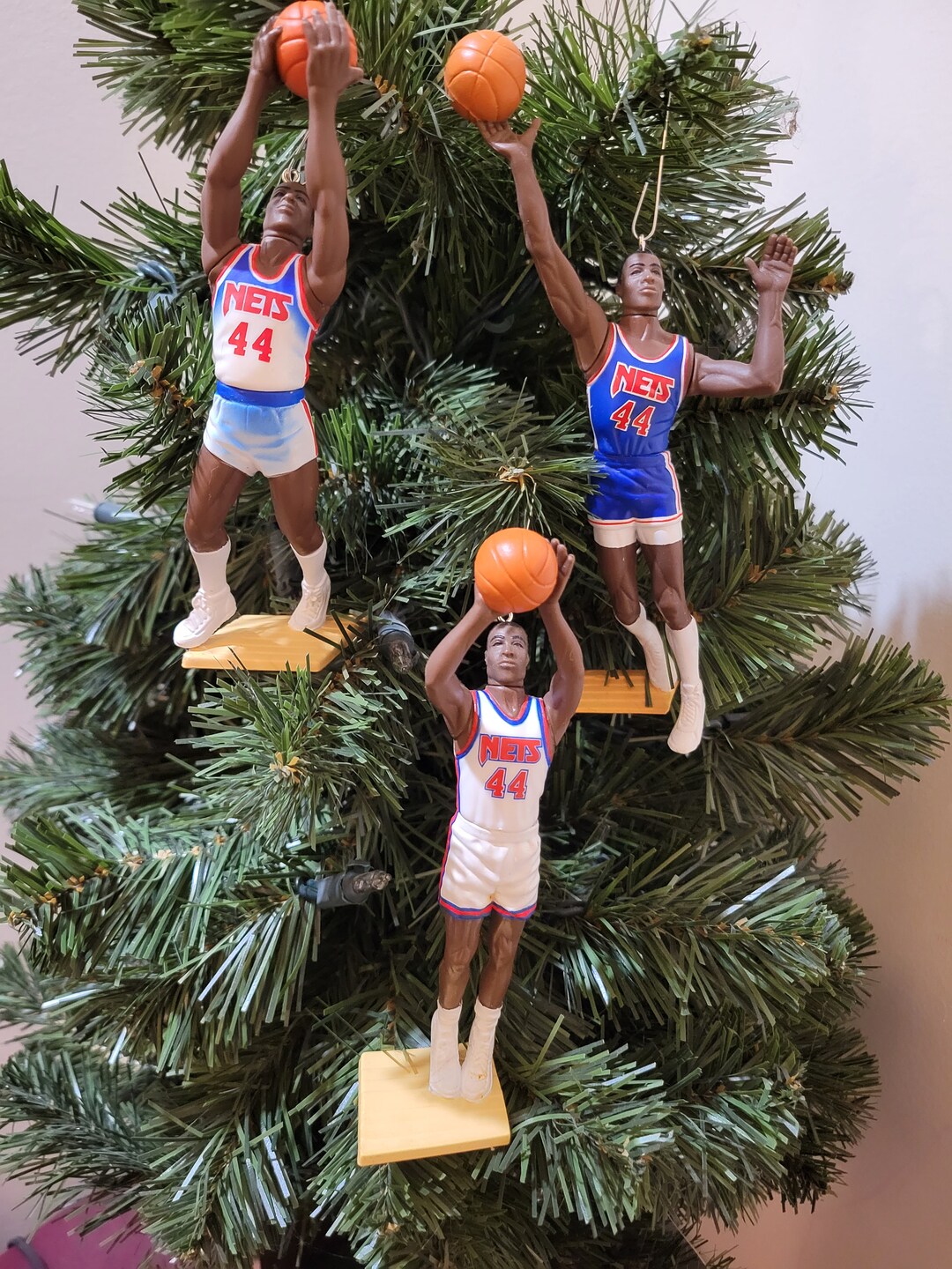 Derrick Coleman Buck Williams Kerry Kittle New Jersey Brooklyn Nets ...