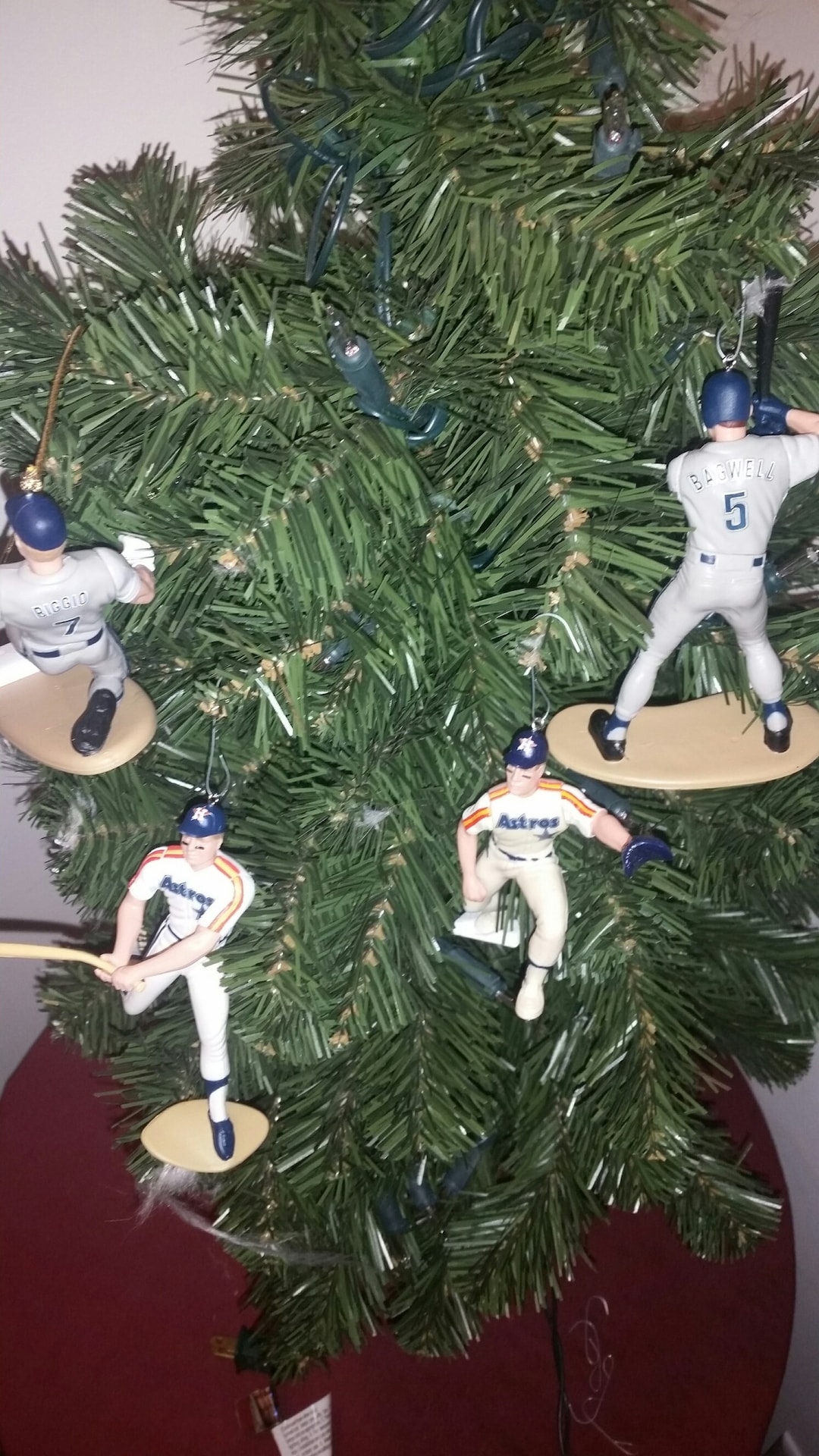 Houston Astros Christmas Ornaments Craig Biggio Jeff Bagwell Daryl Kile ...