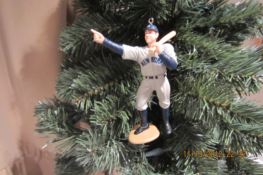 Babe Ruth New York Yankees Christmas Ornament - Baseball Star Choice - Etsy